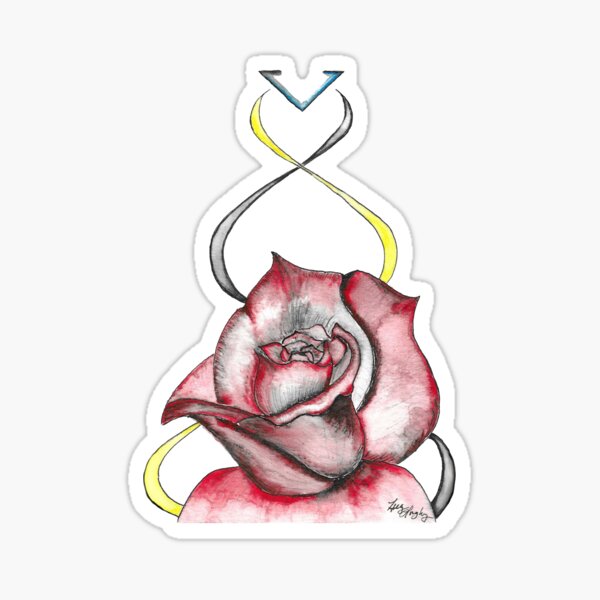"Alchemy Rose" Sticker by HLWould | Redbubble