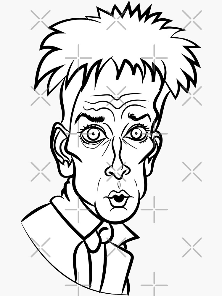 "Ben Stiller" Sticker for Sale by 666scumbag | Redbubble