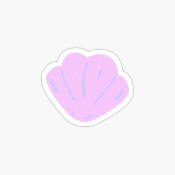 "Clam Sticker" Sticker by preppstylez | Redbubble