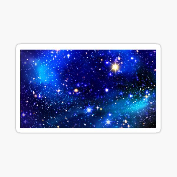 "Cool picture of stars in the sky" Sticker by AndriesDesigns | Redbubble