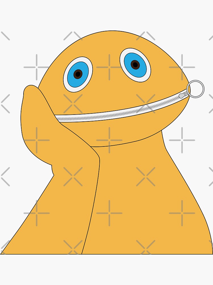 "Zippy Illustration" Sticker by nikolaj1301 | Redbubble