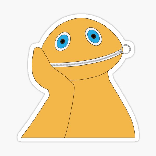 "Zippy Illustration" Sticker by nikolaj1301 | Redbubble