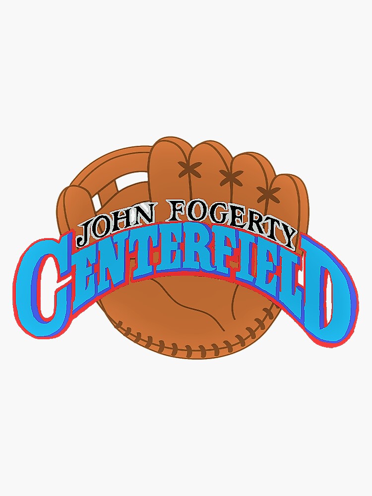 "Centerfield Logo with Glove" Sticker by nuclearTOILET | Redbubble