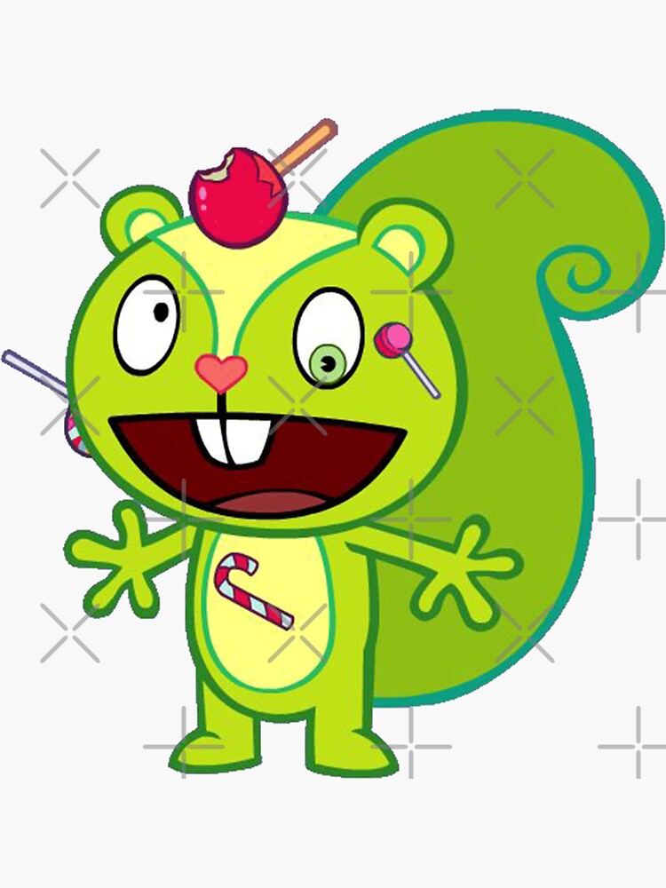 "Nutty - Happy Tree Friends " Sticker by OtakuEmporium | Redbubble