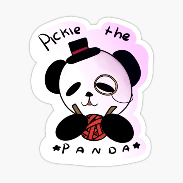 "Pickle The Panda" Sticker by eclaire41 | Redbubble