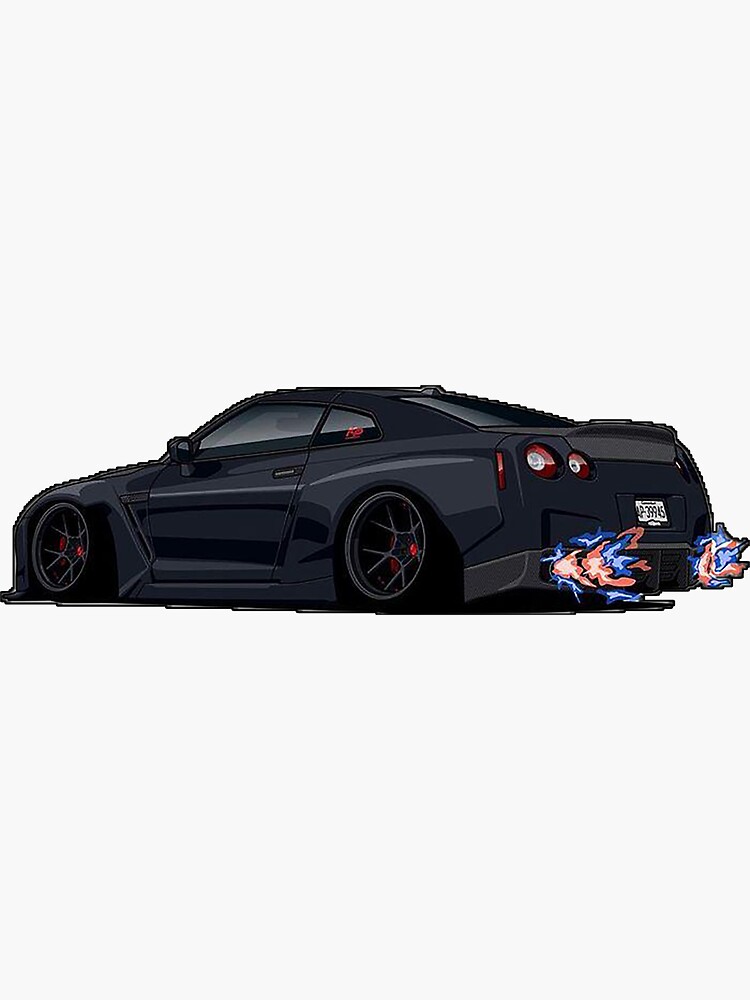 "GT-R R-35 " Sticker by Teesigned | Redbubble