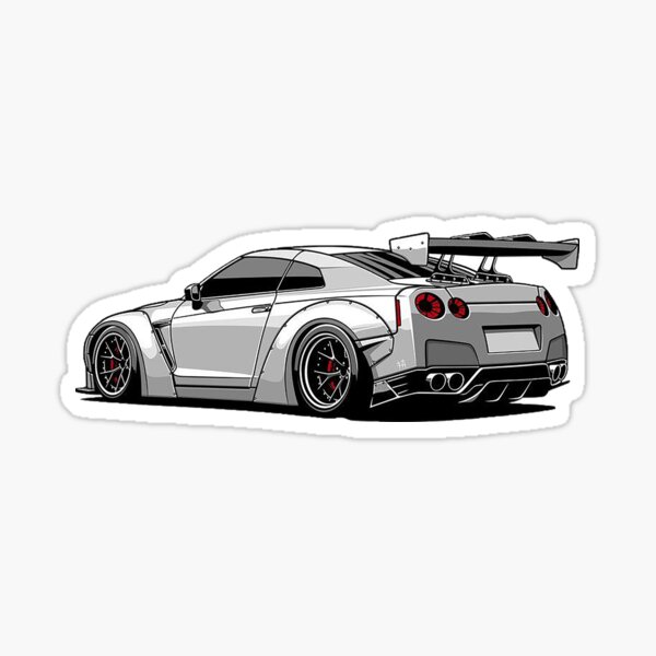"Nissan GT-R R-35 " Sticker by Teesigned | Redbubble