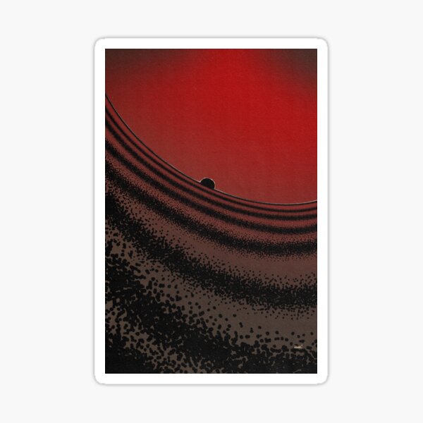 "Red Ring" Sticker by VulcanComics | Redbubble