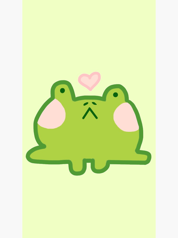 "Sad Frog :(" Sticker for Sale by Lily-Carlotta | Redbubble