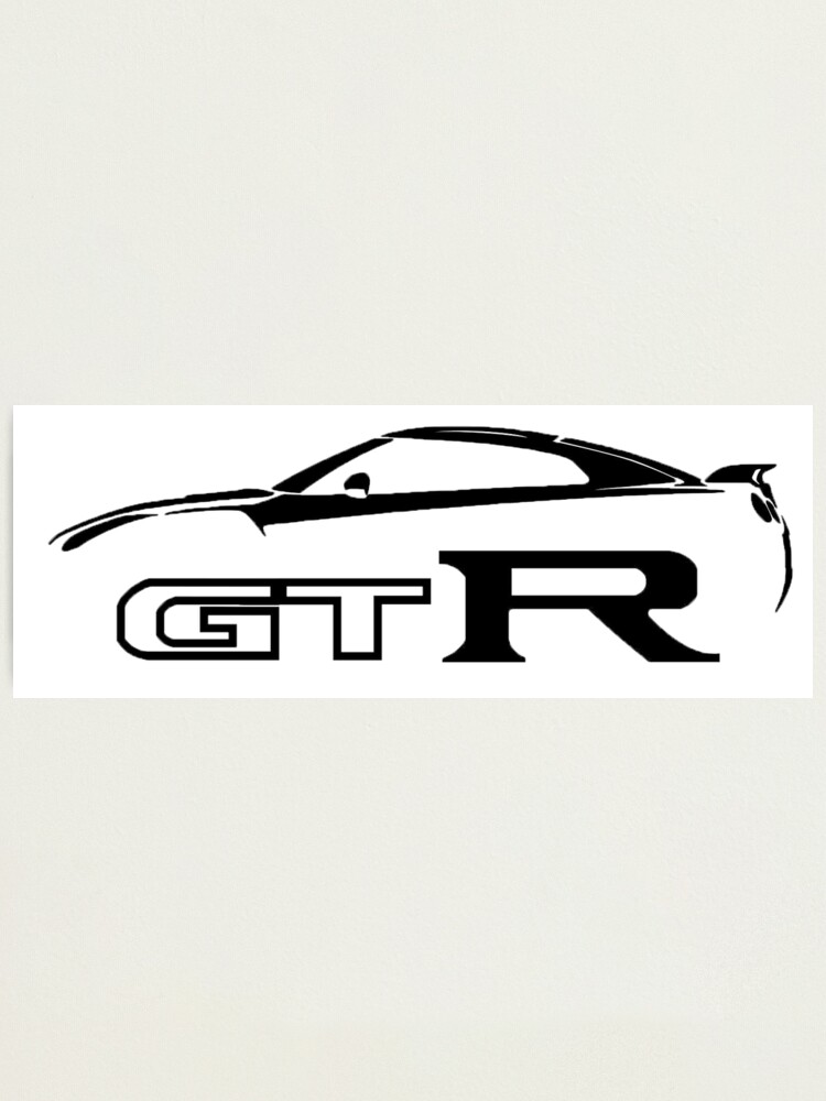 "Nissan GT-R Logo Transparent" Photographic Print for Sale by Teesigned ...