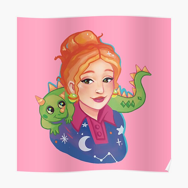 "Miss Frizzle" Poster for Sale by samscissorhart | Redbubble