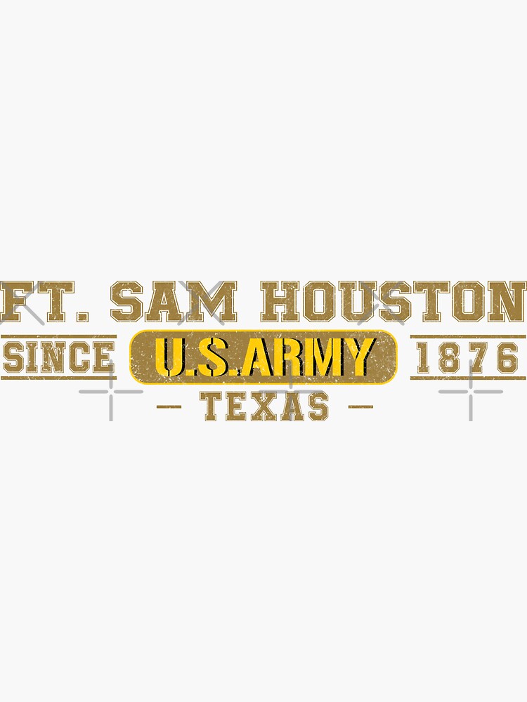 "Fort Sam Houston In Texas Army Base" Sticker for Sale by BennyRamirez ...