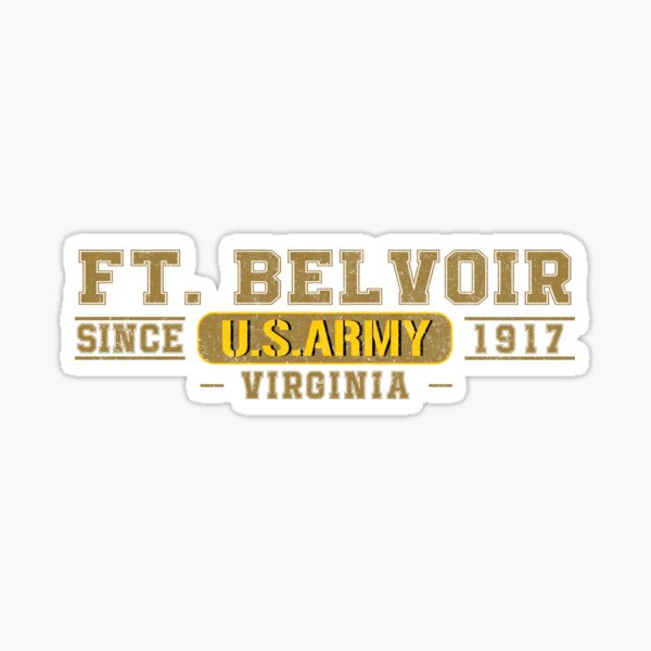 "Fort Belvoir In Virginia Army Base" Sticker for Sale by BennyRamirez ...