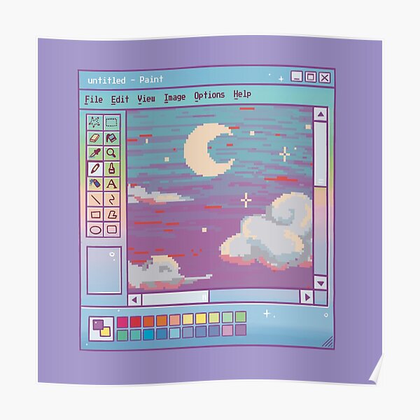 Microsoft Paint Aesthetic Poster | atelier-yuwa.ciao.jp