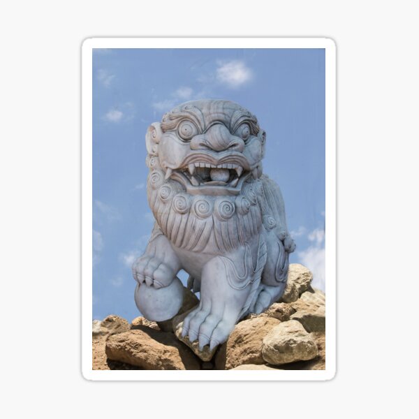 "Dragon on the Rocks" Sticker by heatherfriedman | Redbubble