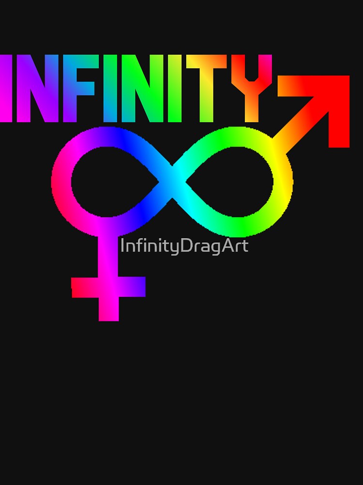 "Infinity Pride Logo" T-shirt by InfinityDragArt | Redbubble | pride t ...