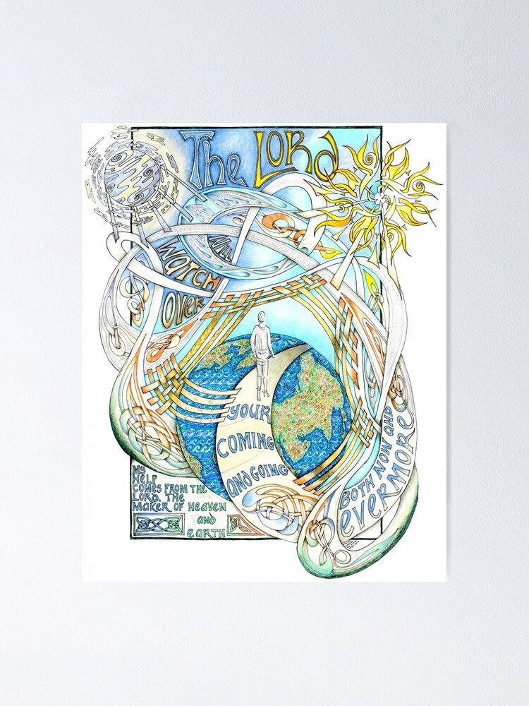 "The Lord Will Watch Over You" Poster by lindscriptorium | Redbubble