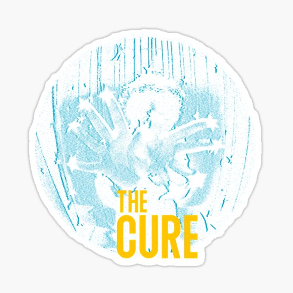 "vintage The cure bootleg " Sticker by CooperTaplin | Redbubble