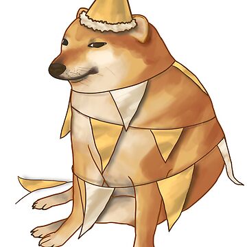"Cheems new year party dog" Greeting Card by MemeMayo | Redbubble
