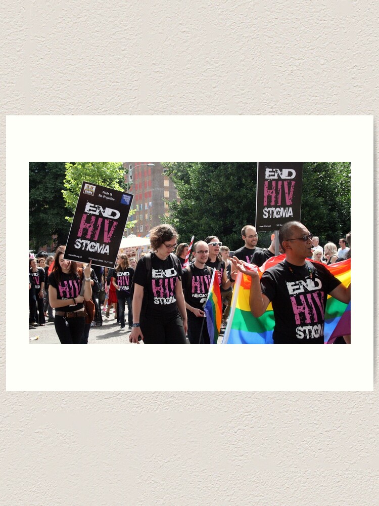 "End HIV stigma" Art Print by Asrais | Redbubble