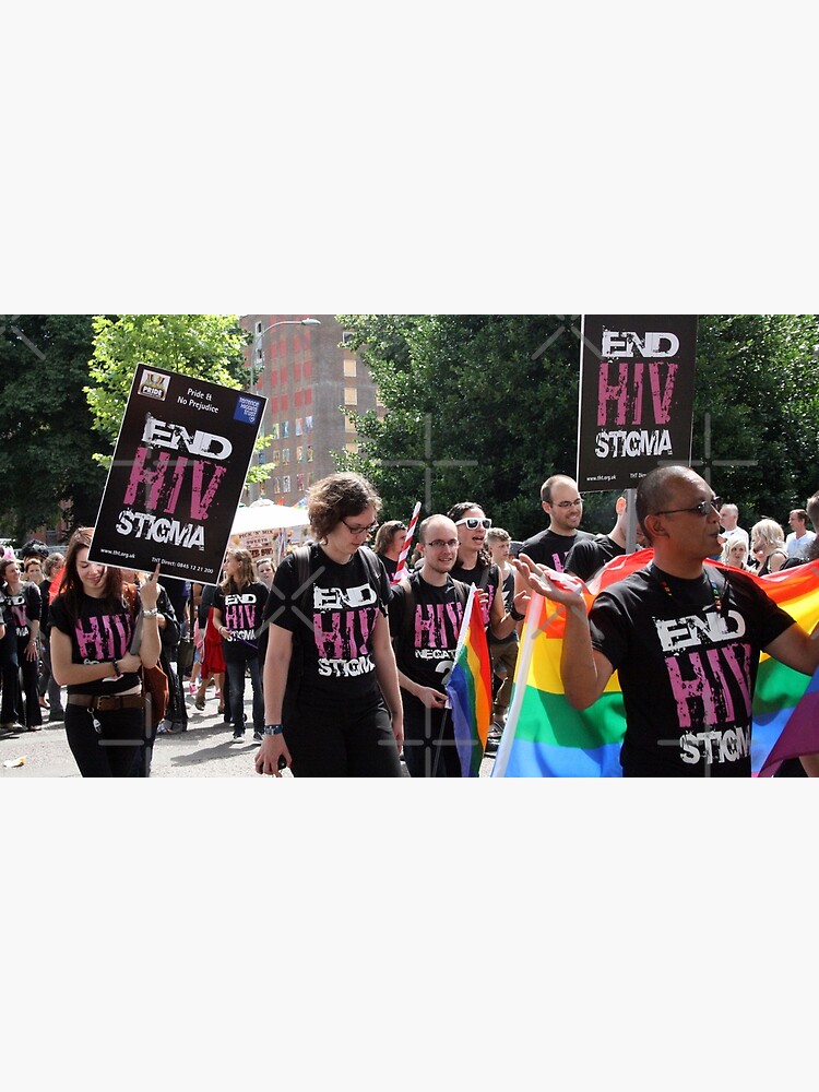 "End HIV stigma" Art Print by Asrais | Redbubble