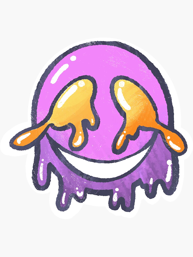 "Crying Slime ball" Sticker by StilettoSkull | Redbubble