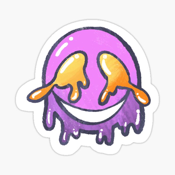 "Crying Slime ball" Sticker by StilettoSkull | Redbubble