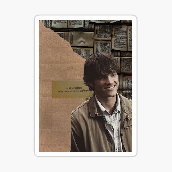 "Sam Winchester Aesthetic " Sticker for Sale by JensenBrknAnkle | Redbubble