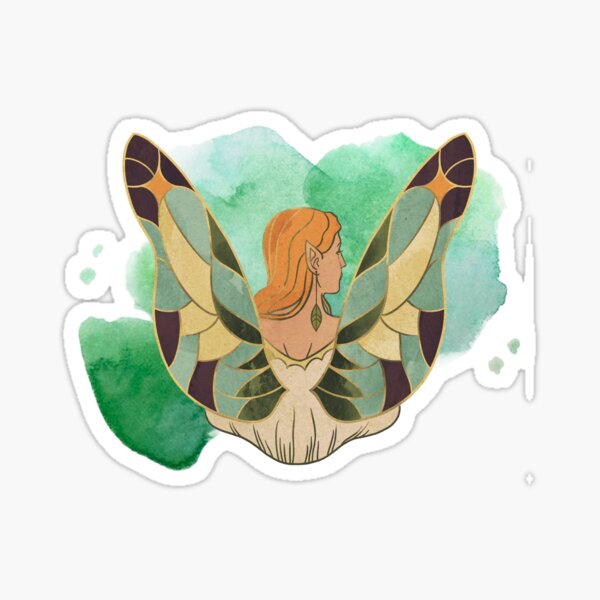 "Fairy Wings" Sticker by Indigostreetco | Redbubble