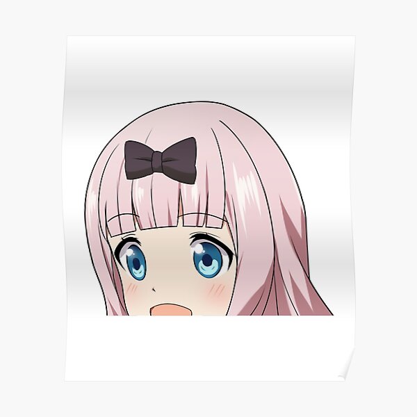 "Chika Fujiwara Peeker Love Is War" Poster for Sale by Kawaiifu69 ...