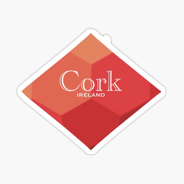 "Cork Ireland" Sticker by Haiii-Designs | Redbubble