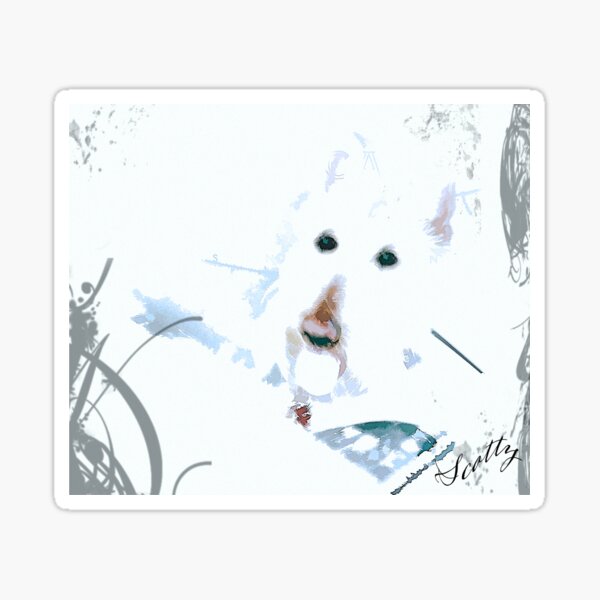 "Scotty Blue" Sticker for Sale by IMAGETAKERS | Redbubble