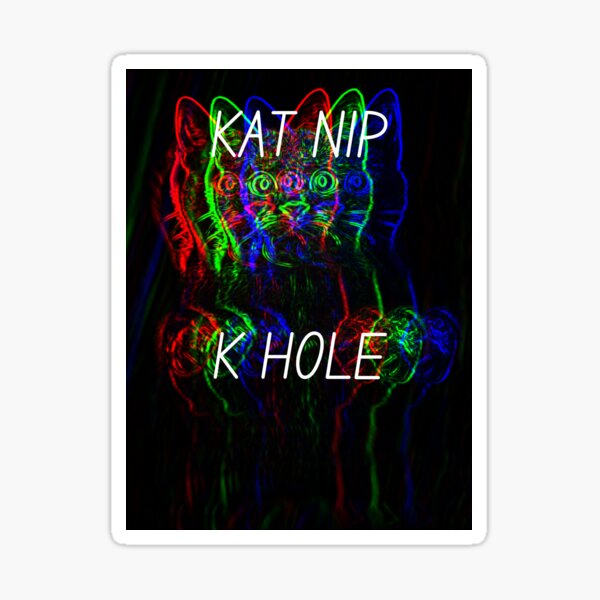 "Trippy Cat on Kat Nip Wicked #2 " Sticker for Sale by indigenouspower ...