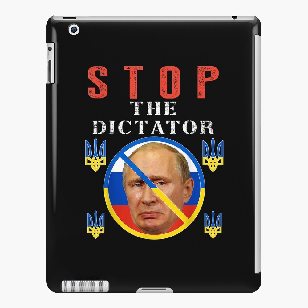 Anti Putin Stop Putin Ukraine Pride Flag Free Ukraine Ipad Case