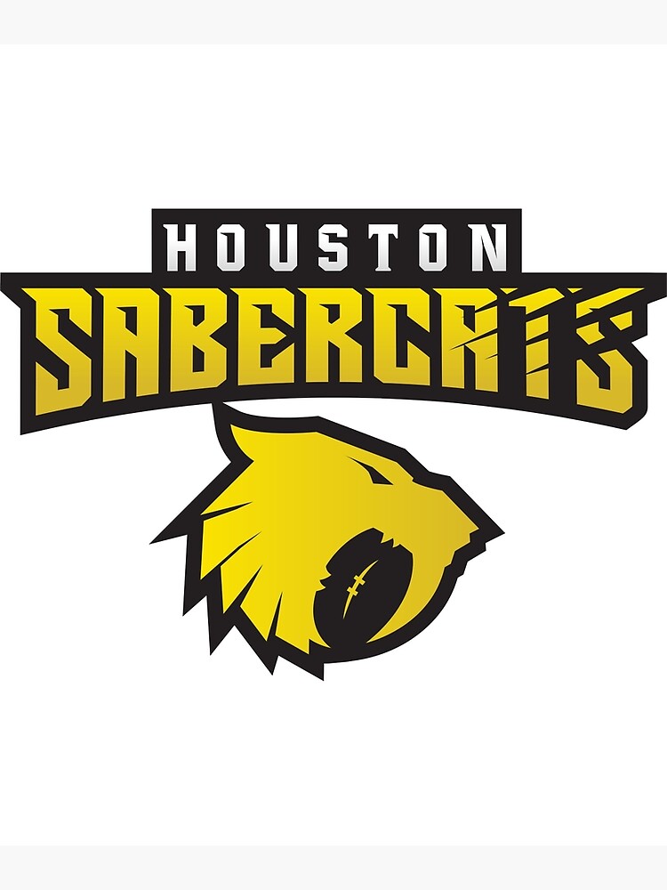 "houston sabercats rugby logo" Art Print for Sale by noborumikio ...
