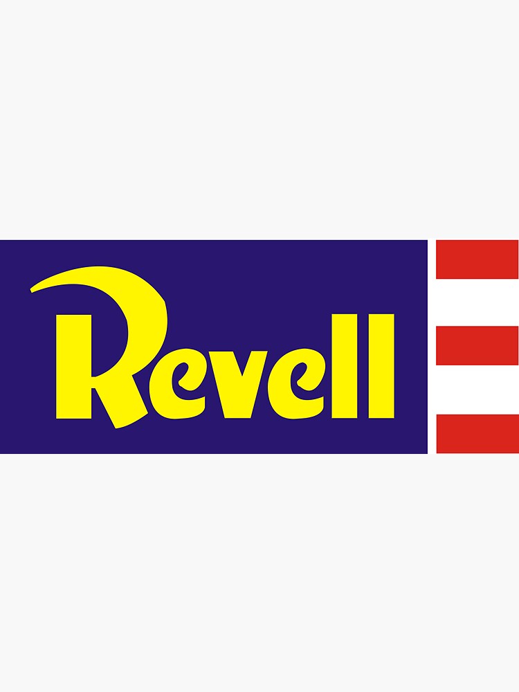 "Revell Model Kit logo" Sticker by peteroldfield | Redbubble