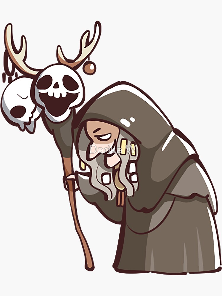 "Little Hag" Sticker for Sale by paintdks | Redbubble