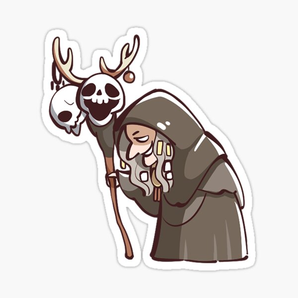 "Little Hag" Sticker for Sale by paintdks | Redbubble