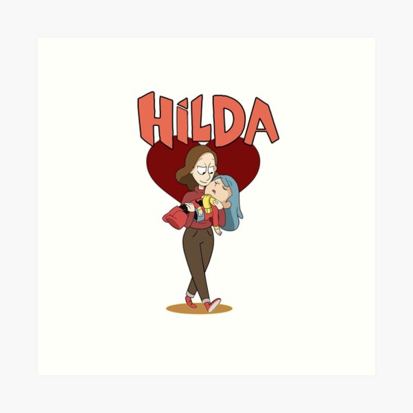 " HILDA of hilda netflix 3cute girl hilda MOM CUTE happy days gifts ...