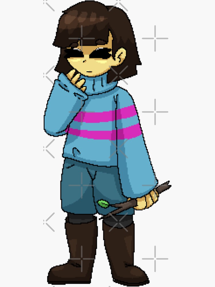 "Frisk from Undertale sticker" Sticker for Sale by EllieD6499 | Redbubble