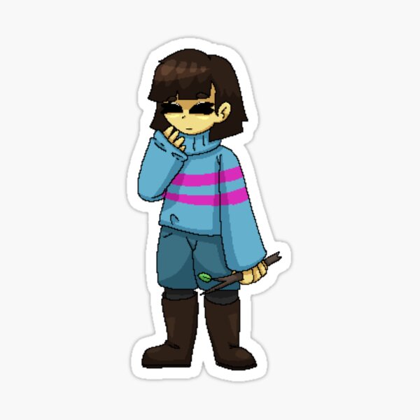 "Frisk from Undertale sticker" Sticker for Sale by EllieD6499 | Redbubble