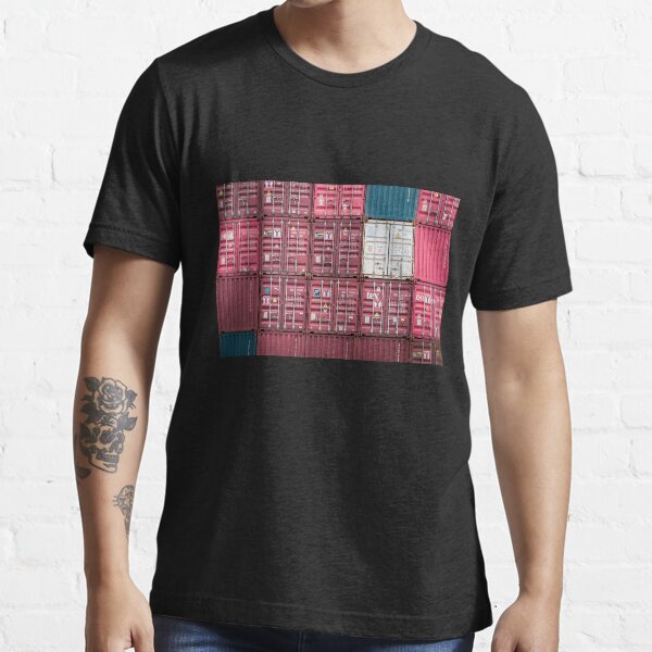 "Stacked Cargo Shipping Containers" T-shirt for Sale by LP-Images ...