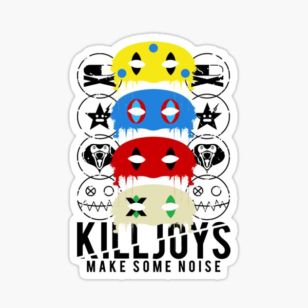 "Killjoys, make some noise!" Sticker for Sale by RiddleOfRevenge ...