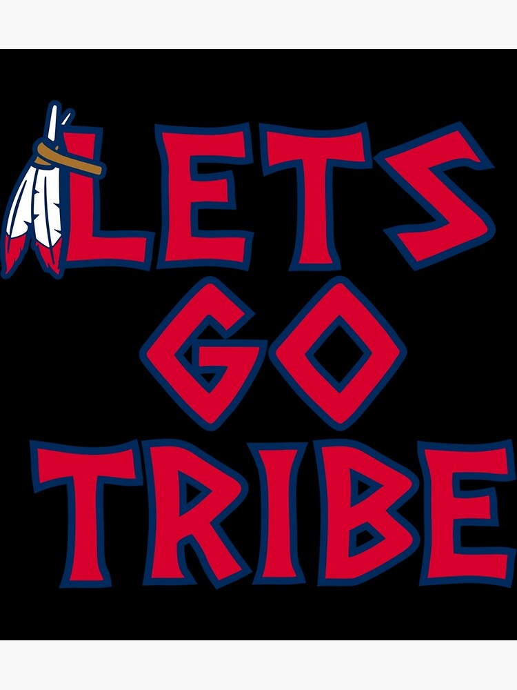 "Lets Go Tribe - White Sticker" Art Print by haaskael39 | Redbubble