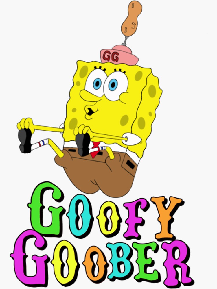 "Goofy Goober" Sticker by NatakaKimang | Redbubble