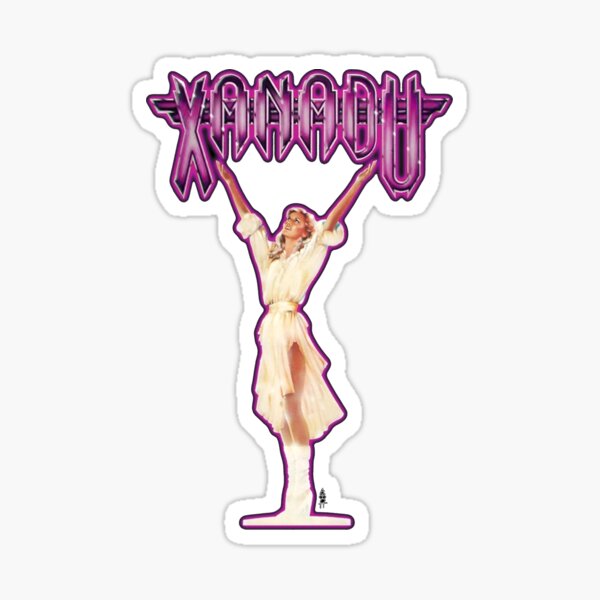 "XANADU Kira Olivia Newton-John" Sticker by EvaKrebs | Redbubble