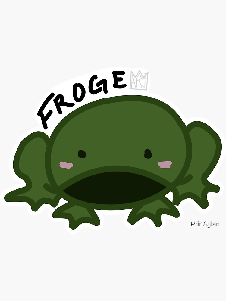 "Froge" Sticker for Sale by PrinAylan | Redbubble