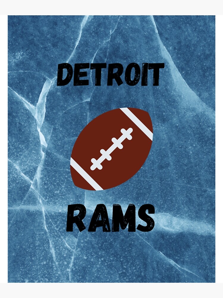 "Detroit Rams (5)" Poster for Sale by TinyOliveds | Redbubble