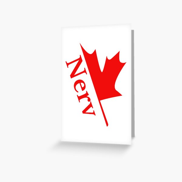"Nerv Simple Logo " Greeting Card by kurapixell | Redbubble