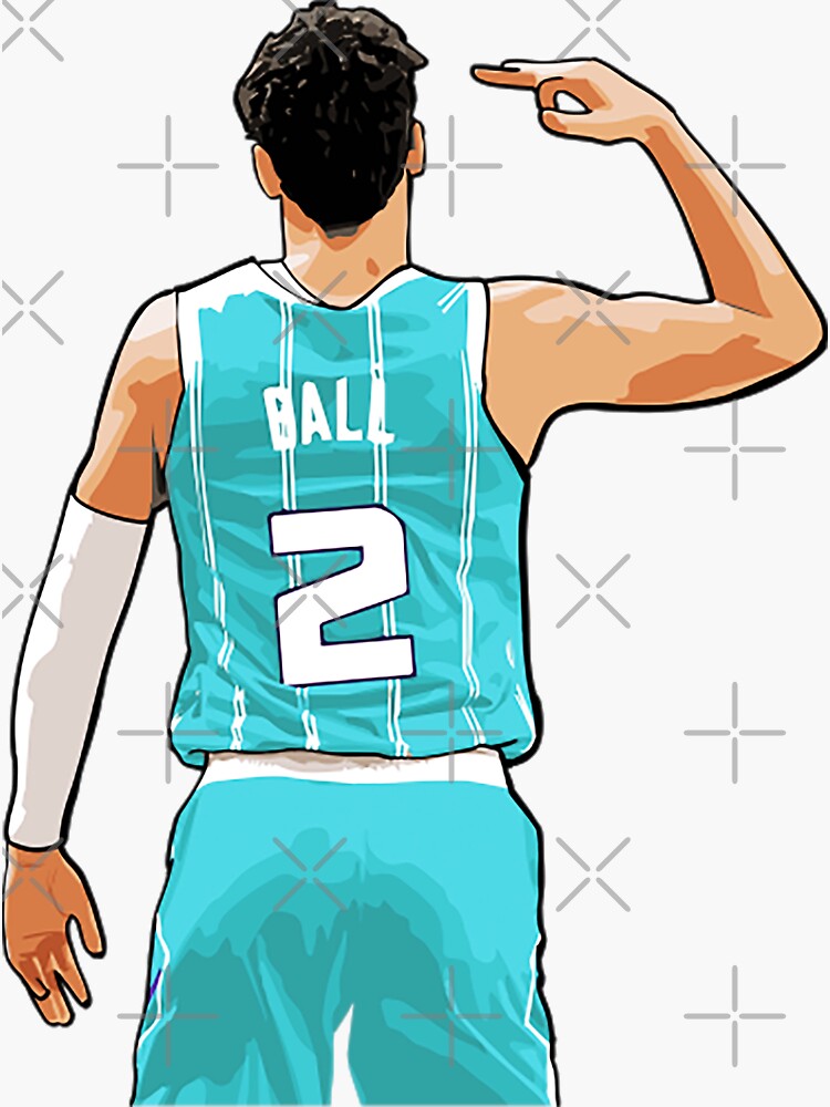 "Lamelo Ball melo Vector Standing" Sticker by shitaParent | Redbubble